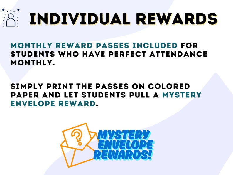 Classroom Attendance Tracker | Year Round Goal & Reward System K-8 ...