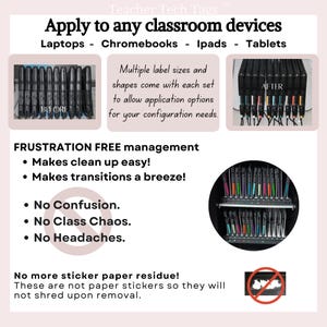 Chromebook Label Classroom Management Teacher Organization Classroom ...