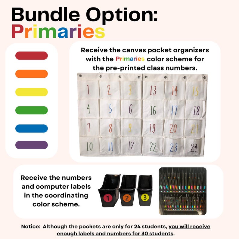 Classroom Chromebook Labels & Headphone Pocket Chart Bundle - Etsy