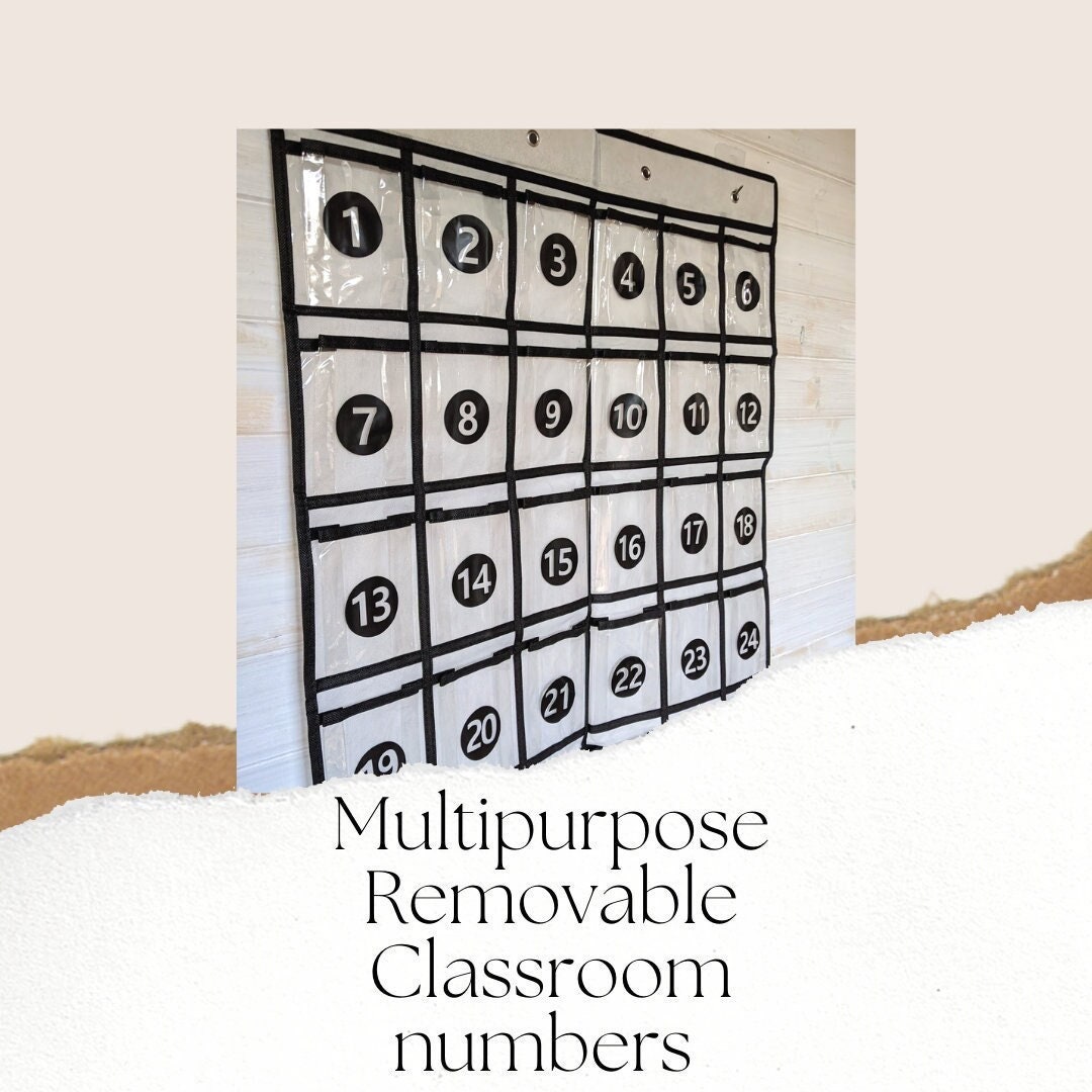 Vinyl Classroom Number Decals - Etsy