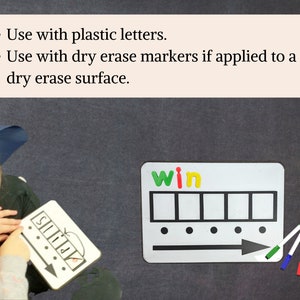 Science of Reading Mat Template Word Mapping Tool Sound Box Mat ...