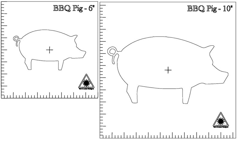 BBQ Router Templates Nine Styles 6 & 10 Sizes - Etsy