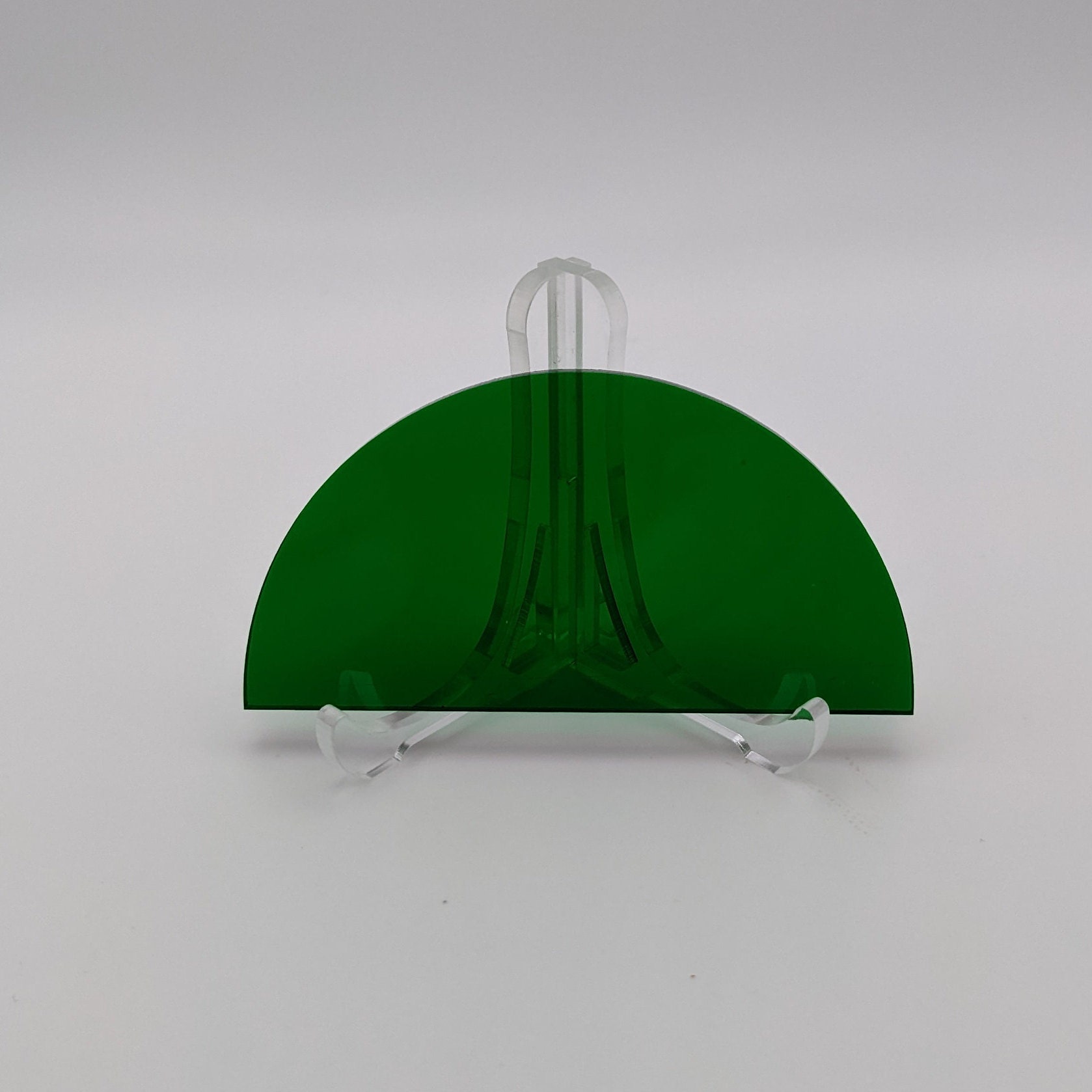 Transparent Green Acrylic Shapes for Crafts - Multiple Sizes - 1/8 ...