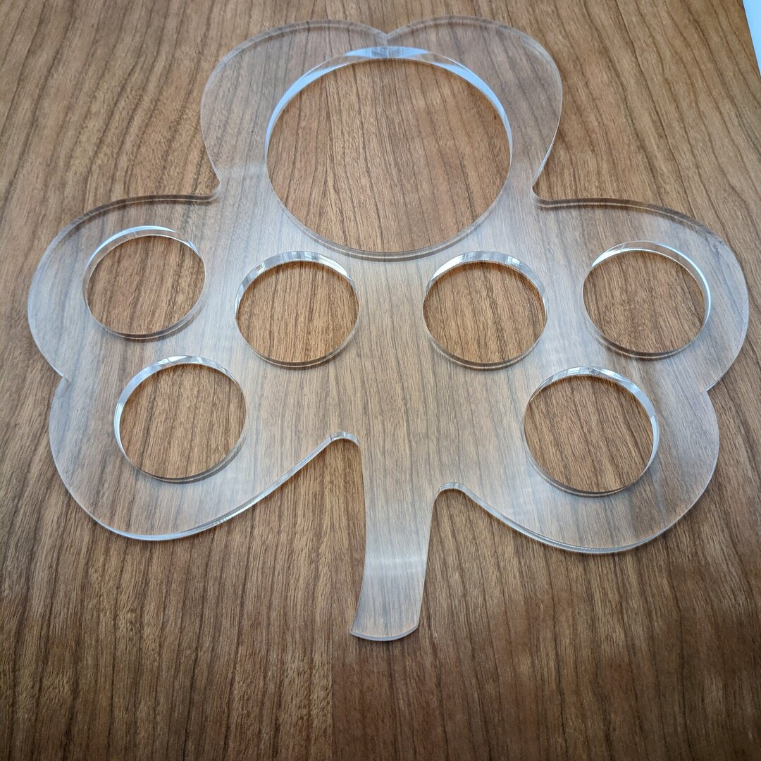 Acrylic Shamrock Whiskey Flight Templates - Two Styles to Choose From ...