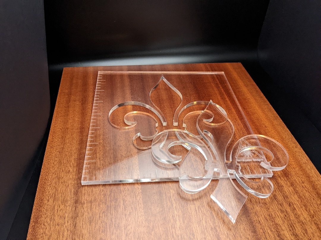Fleur De Lis Router Template - Now in Two Sizes 6" and 10" - Etsy
