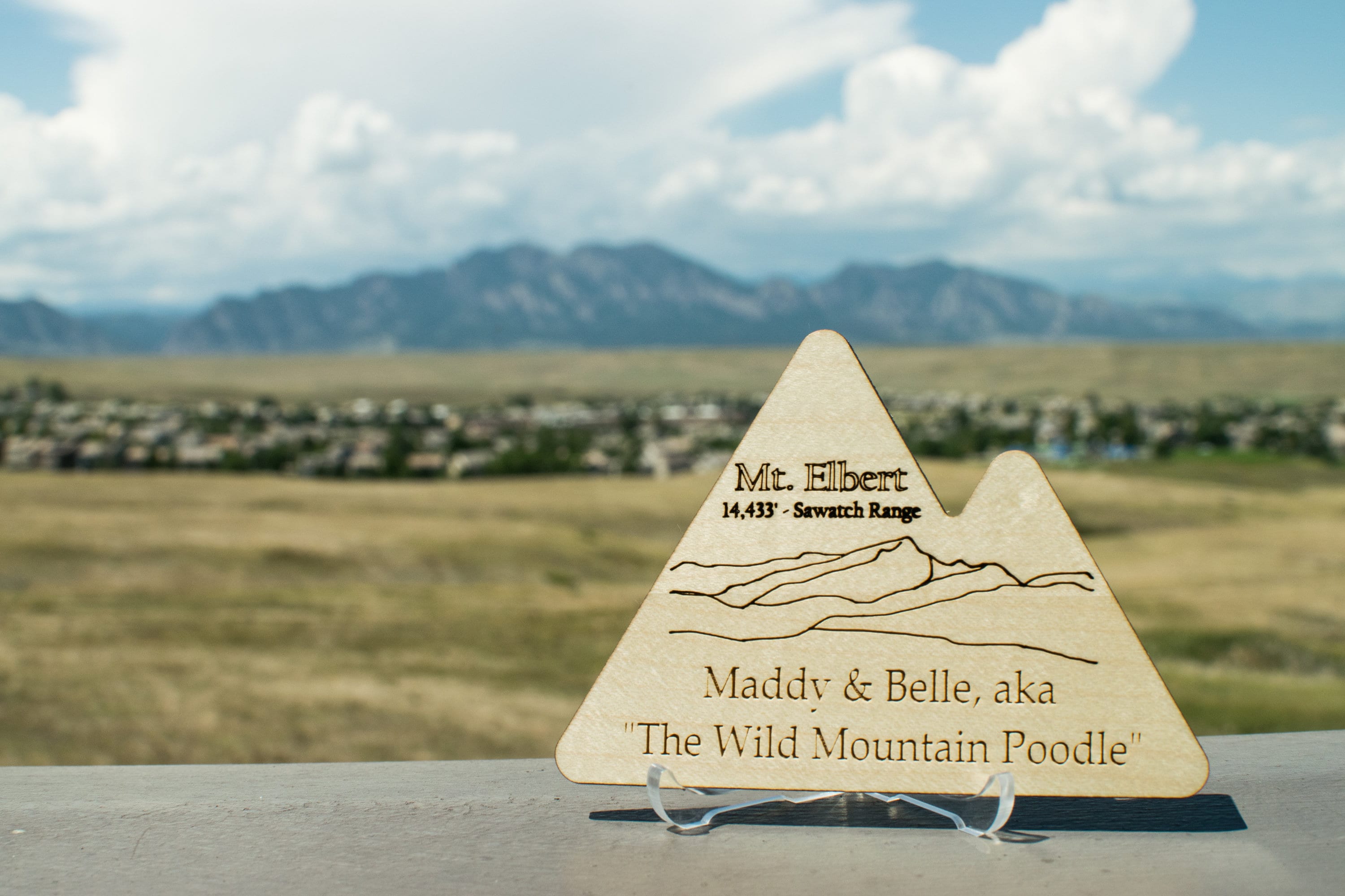 Personalized Mountain Summit Token- Colorado, California and Washington ...