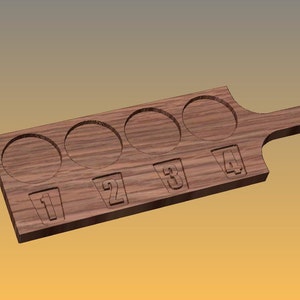 Beer Flight Router Templates Clear Acrylic Laser Cut - Etsy