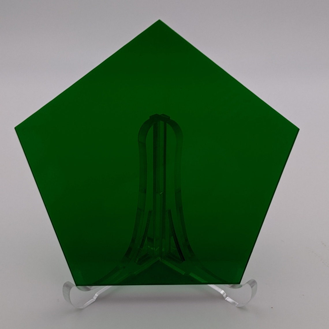 Transparent Green Acrylic Shapes for Crafts - Multiple Sizes - 1/8 ...