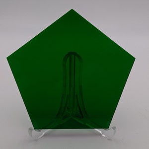 Transparent Green Acrylic Shapes for Crafts - Multiple Sizes - 1/8 ...