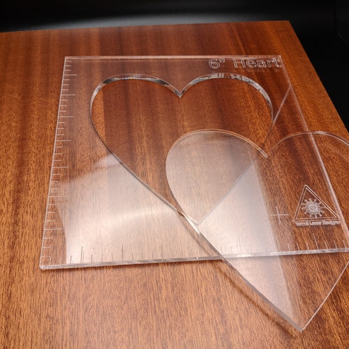 Heart Router Template clear Acrylic - Etsy