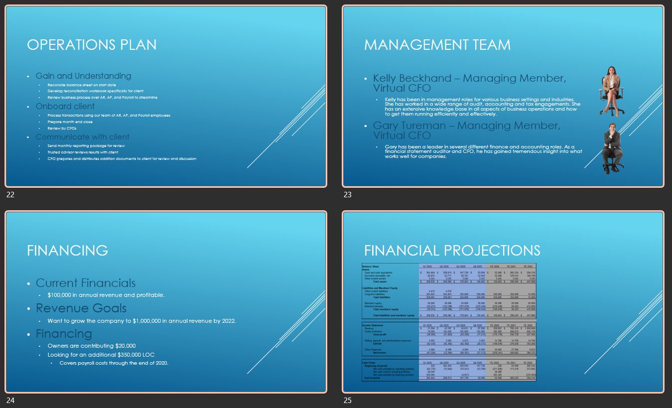 Startup Business Plan Bundle | Word, Powerpoint, and Financial ...