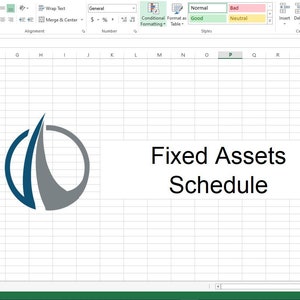 Fixed Asset and Depreciation Tracking Excel Spreadsheet | 15-year ...