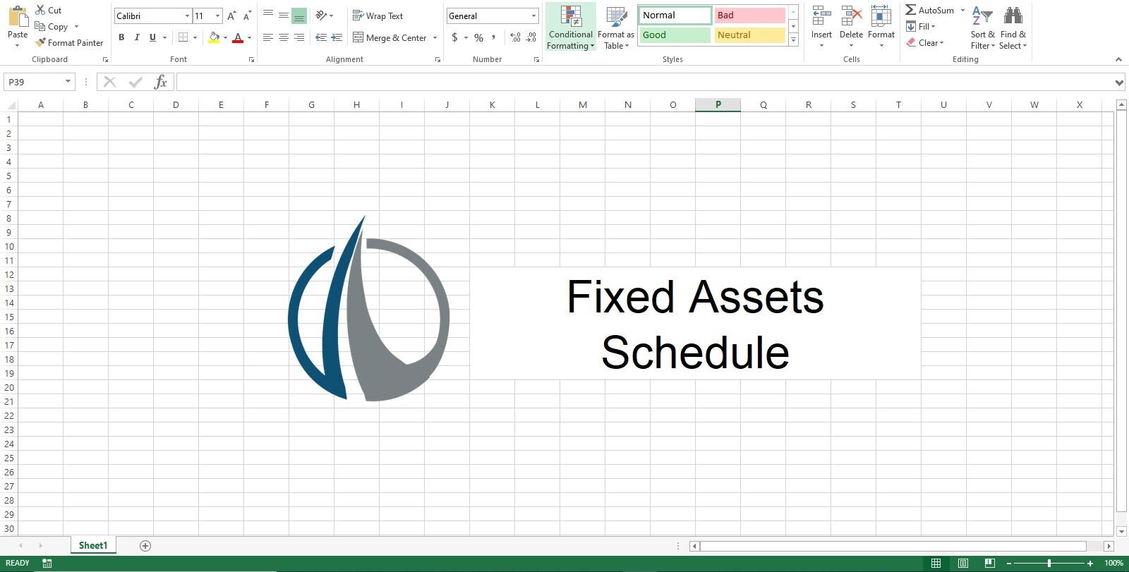 Fixed Asset and Depreciation Tracking Excel Spreadsheet | 15-year ...
