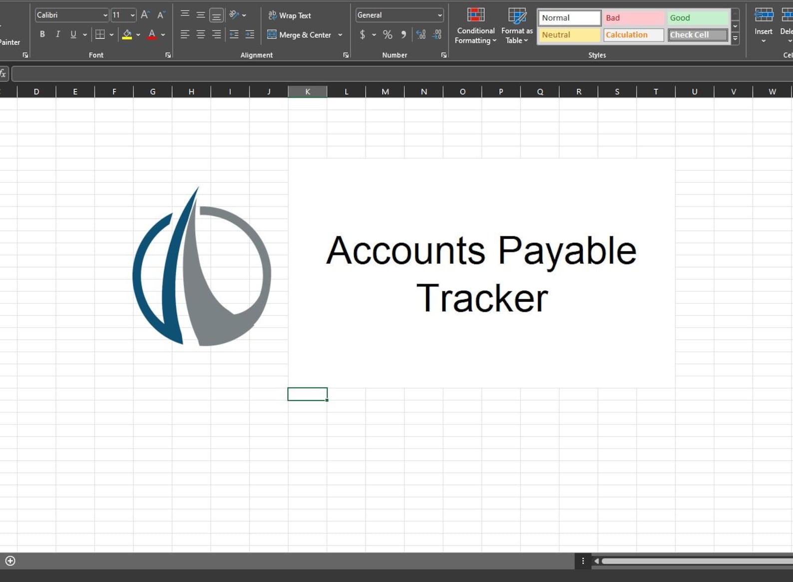 Accounts Payable Tracking Spreadsheet | Stay Organized and Streamline ...