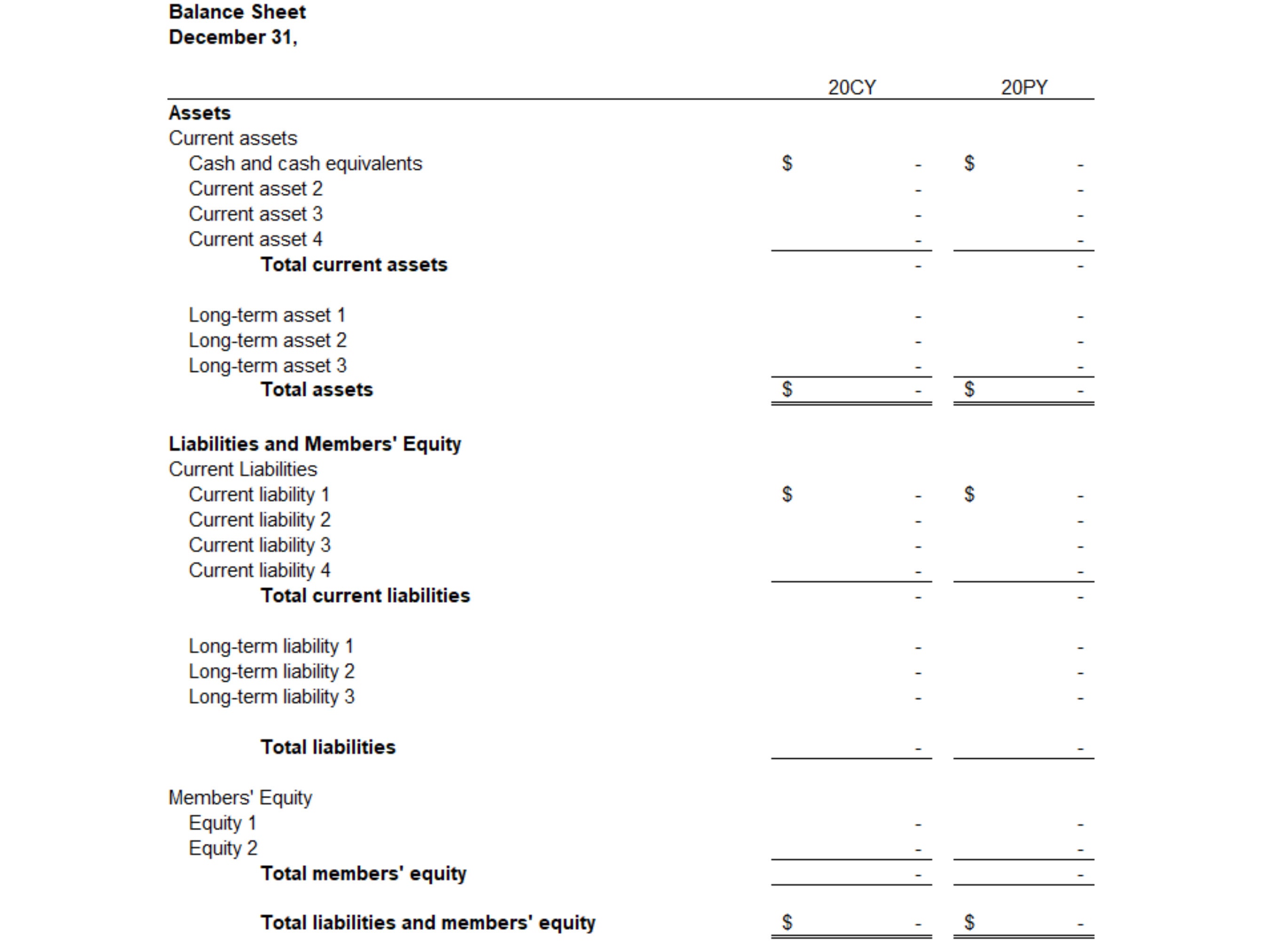 Complete Financial Statements Template - Effortless Reporting Solution ...