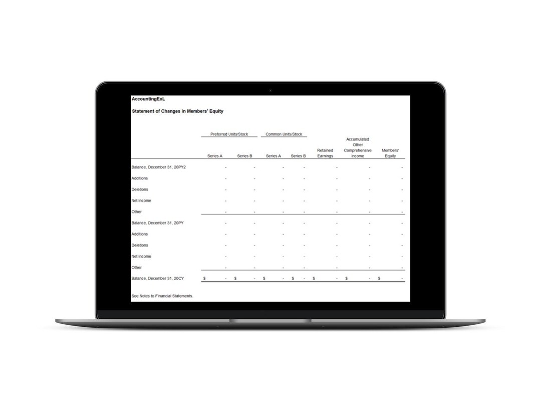 Complete Financial Statements Template - Effortless Reporting Solution ...