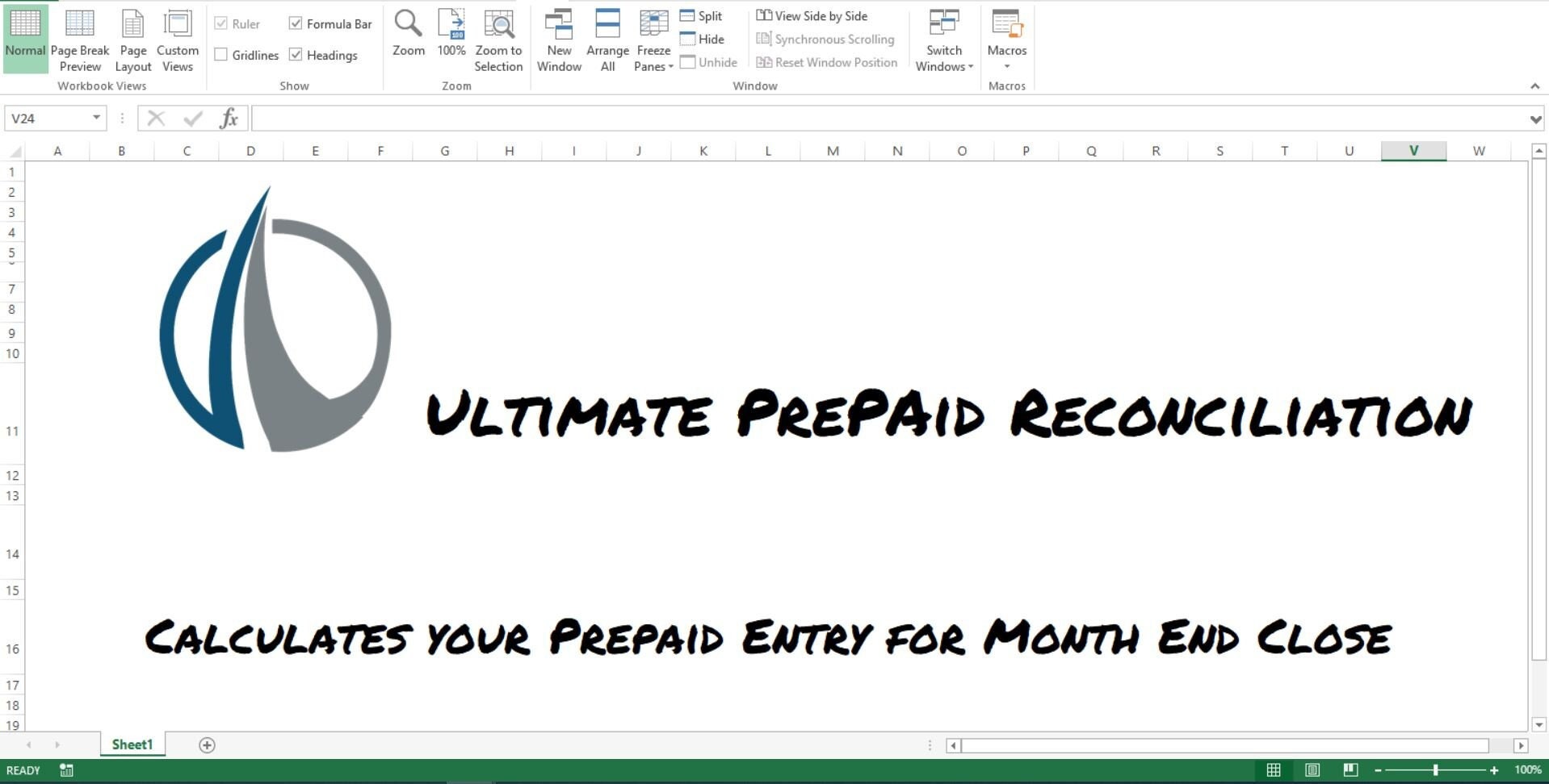 Prepaid Expense Tracker Spreadsheet | Excel Template for Tracking ...