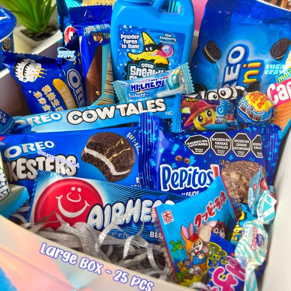 Blue Snack Box - Etsy