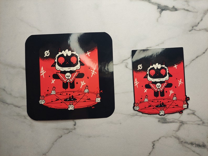 Cult of the Lamb Colored Sticker - Etsy