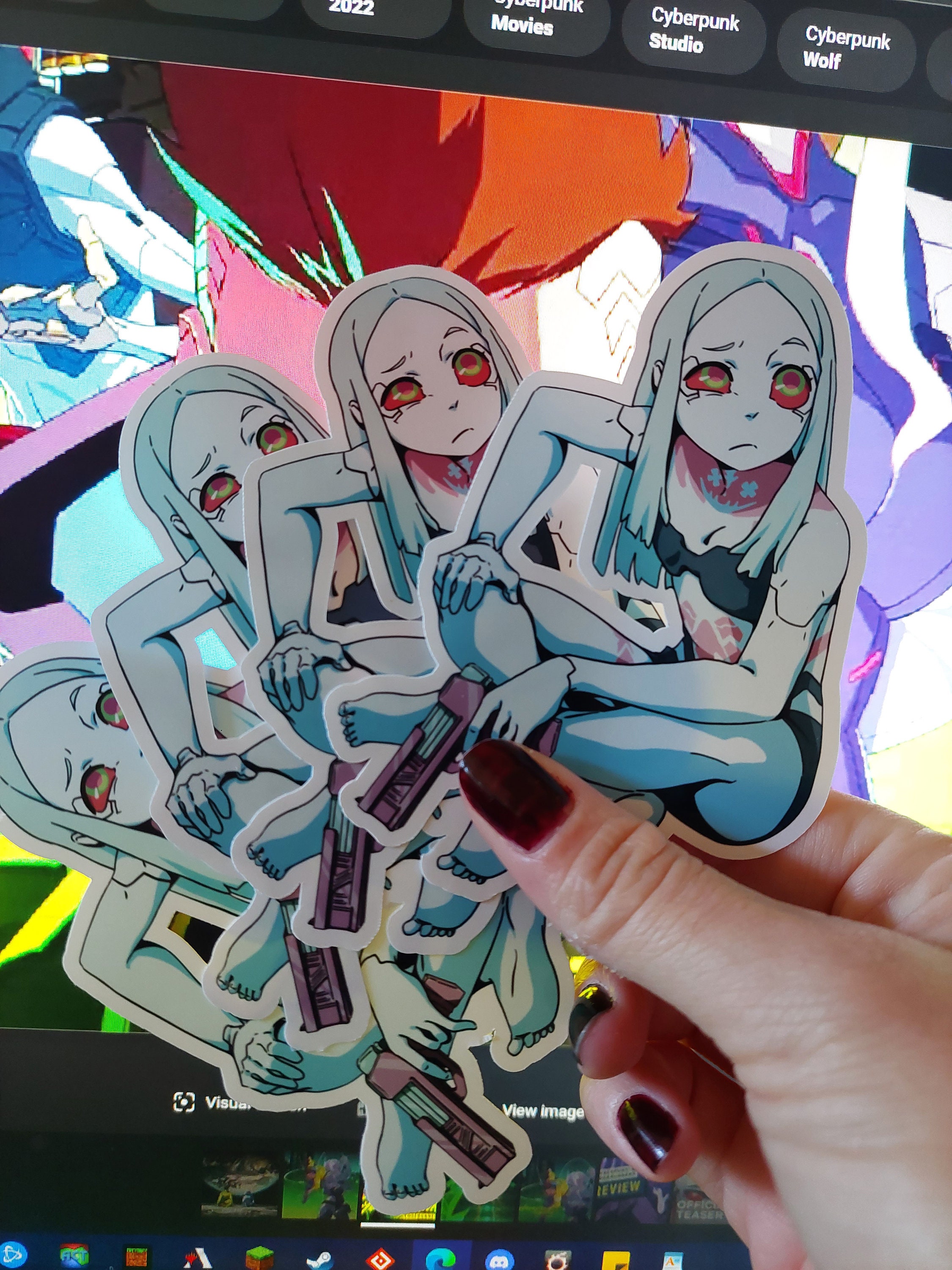 Cyberpunk Edgerunner Rebecca Sticker - Etsy