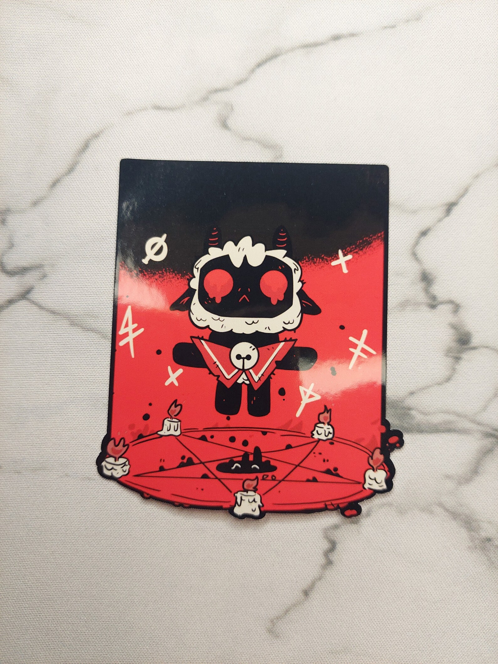 Cult of the Lamb Colored Sticker - Etsy