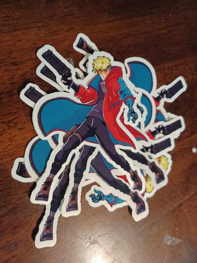 VASH the Stampede Fan Inspired Trigun Stickers - Etsy
