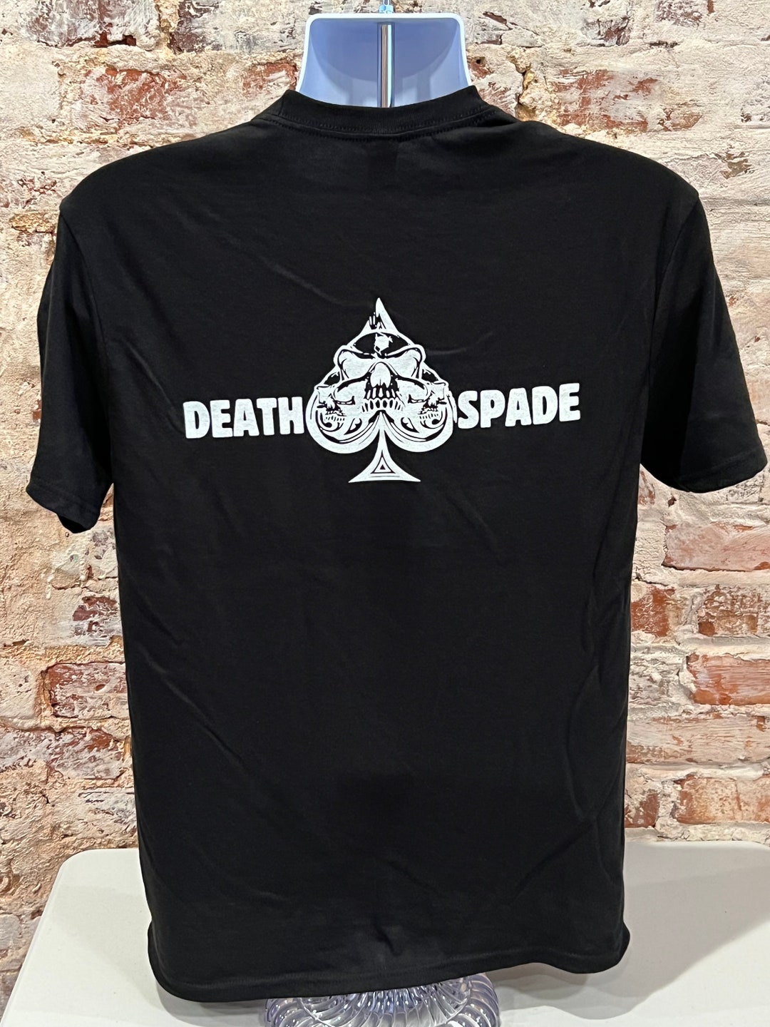 DEATH SPADE Clothing-death Spade Card Emblem on Upper Left/death Spade ...