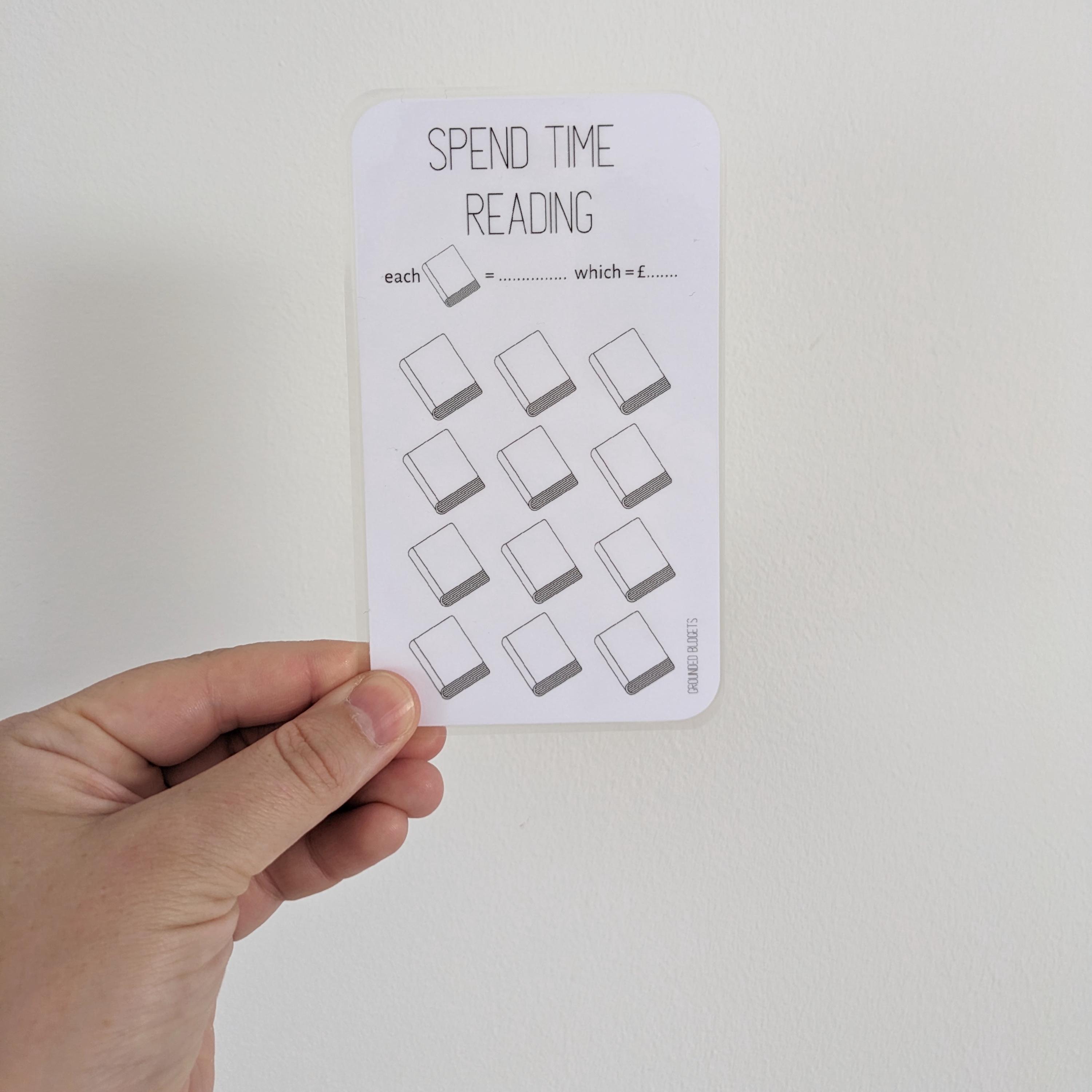 Downloadable Spend Time Reading Challenge - Etsy