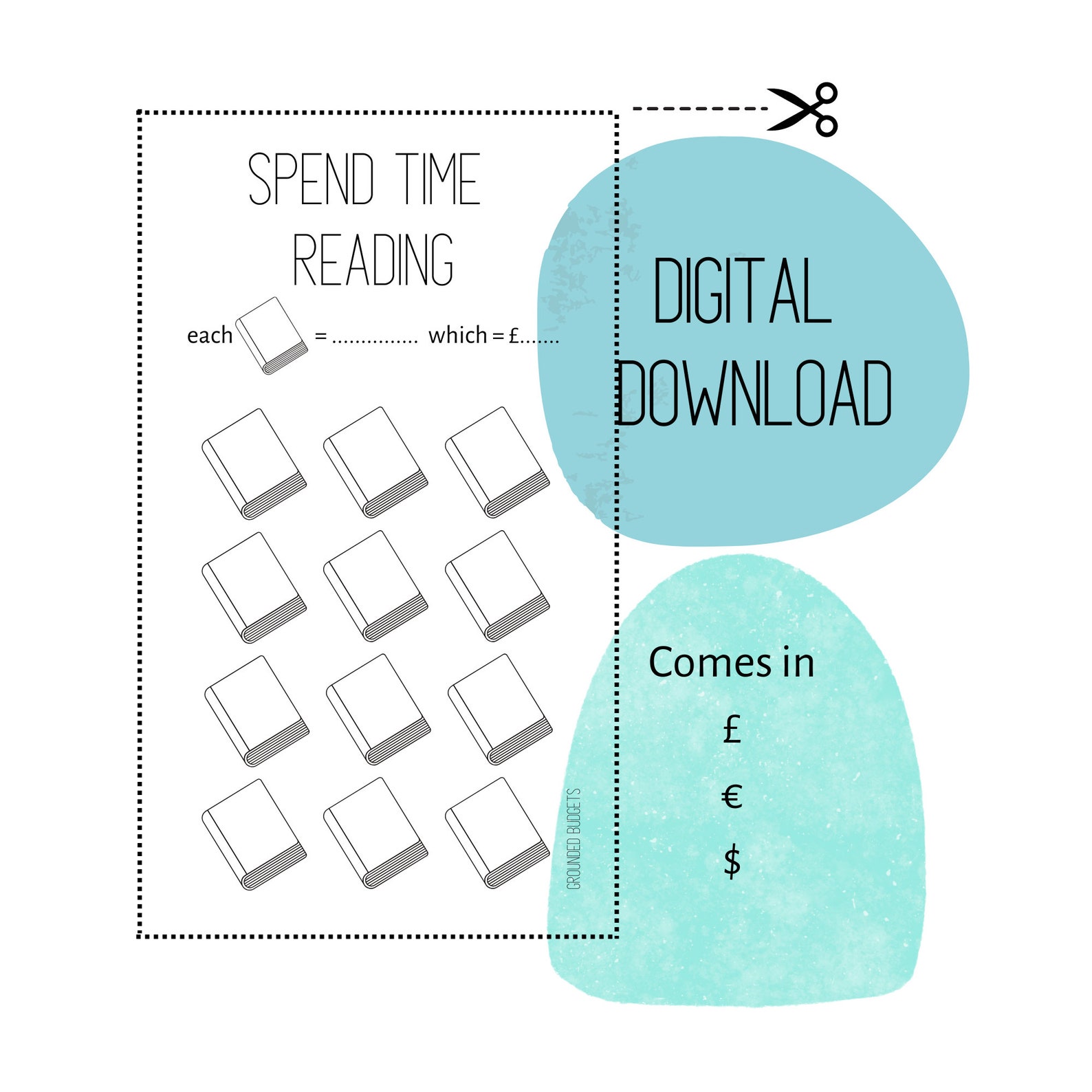 Downloadable Spend Time Reading Challenge - Etsy