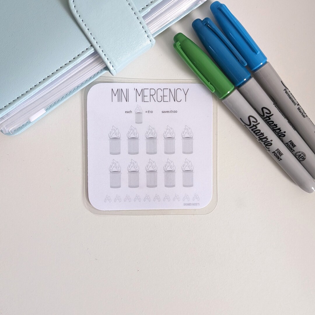 Mini 'mergency Savings Challenge - Etsy