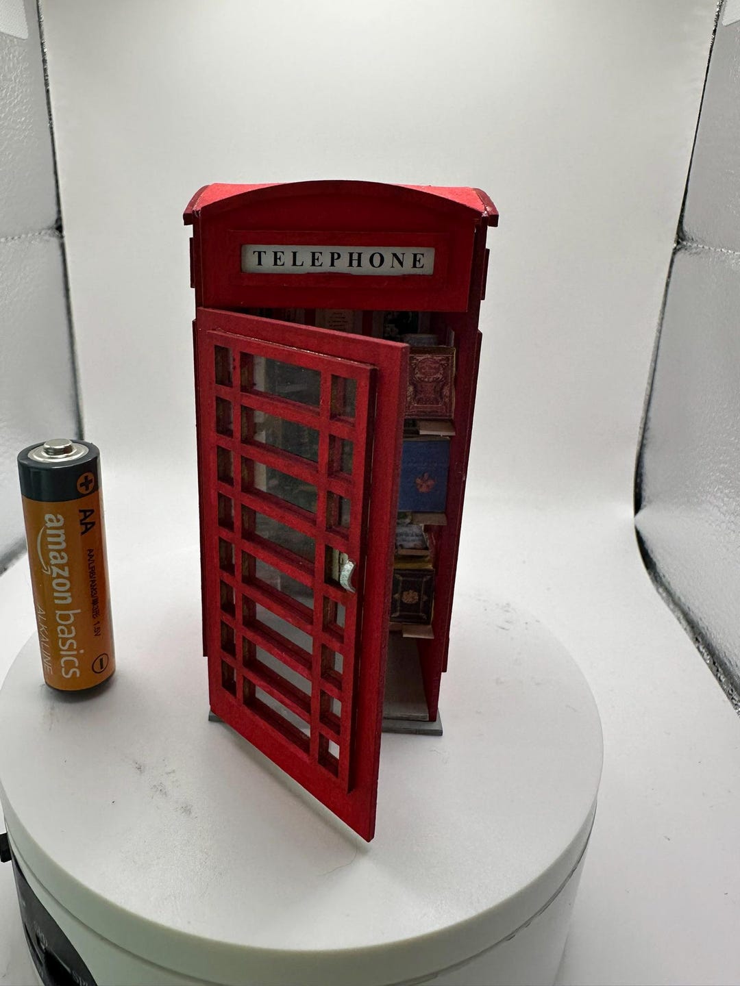1:24 Scale Telephone Library Box With Light - Etsy