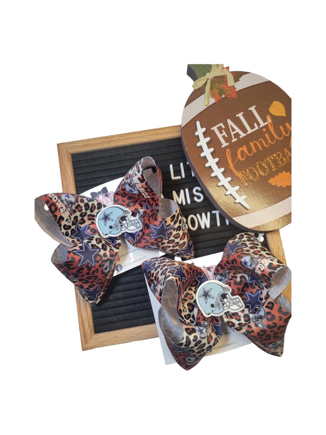 Dallas Cowboys Bow, NFL Hairbow, Team Bows - Etsy