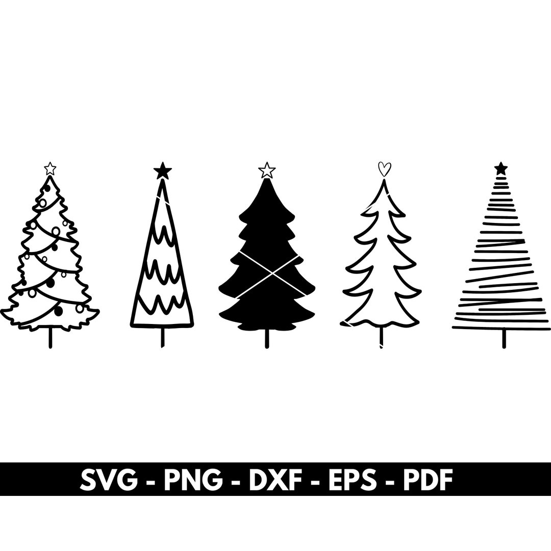 Christmas Tree Svg Bundle, Christmas Svg, Christmas Tree Svg, Christmas ...