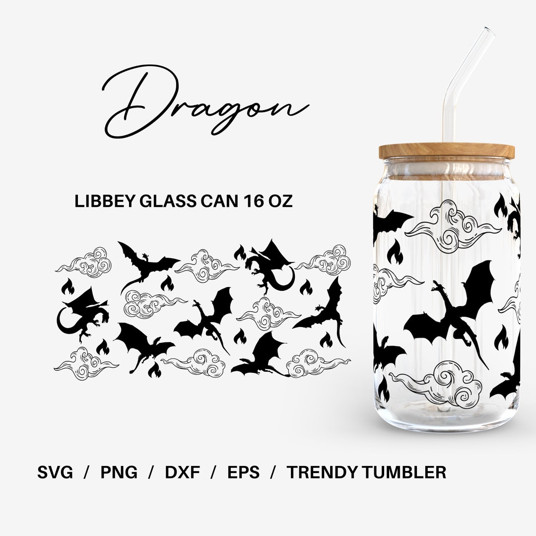 Dragon Glass Cup Svg Ice Coffee Cup Png Glassware Svg Coke Glass Can ...