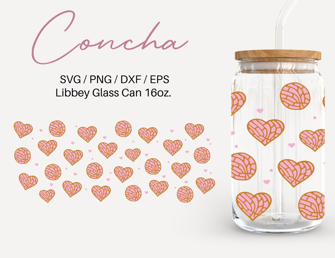 Concha Glass Cup Svg Ice Coffee Cup Png Glassware Svg Coke Glass Can ...