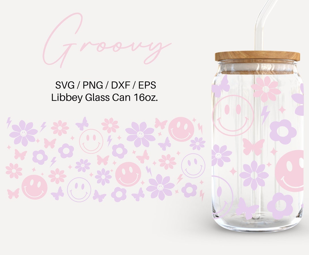 Groovy Glass Cup Svg Ice Coffee Cup Png Glassware Svg Coke Glass Can ...