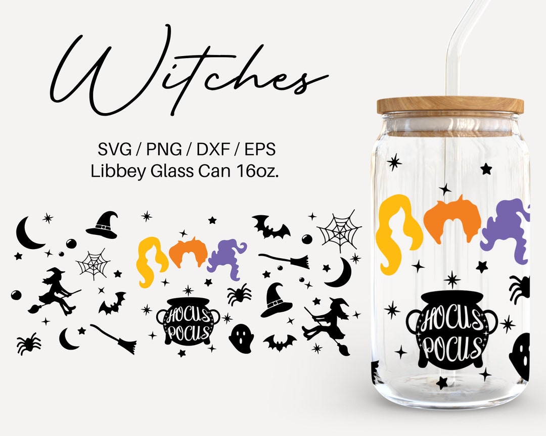 Witches Glass Cup Svg Ice Coffee Cup Png Glassware Svg Coke Glass Can ...