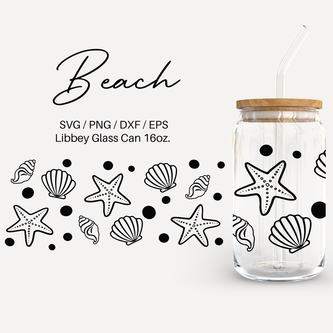 Beach Glass Cup Svg Ice Coffee Cup Png Glassware Svg Coke Glass Can ...