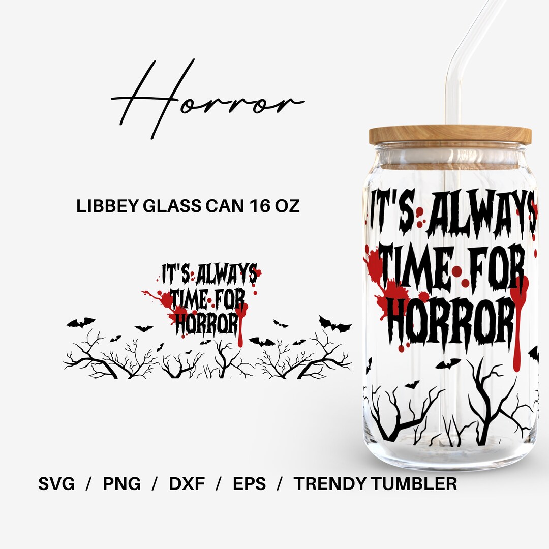 Horror Glass Cup Svg Ice Coffee Cup Png Glassware Svg Coke Glass Can ...