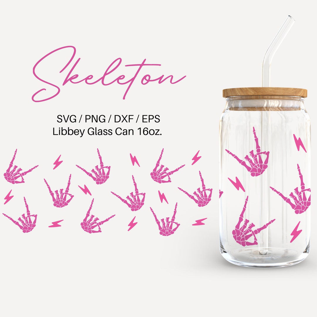 Skeleton Glass Cup Svg Ice Coffee Cup Png Glassware Svg Coke Glass Can ...