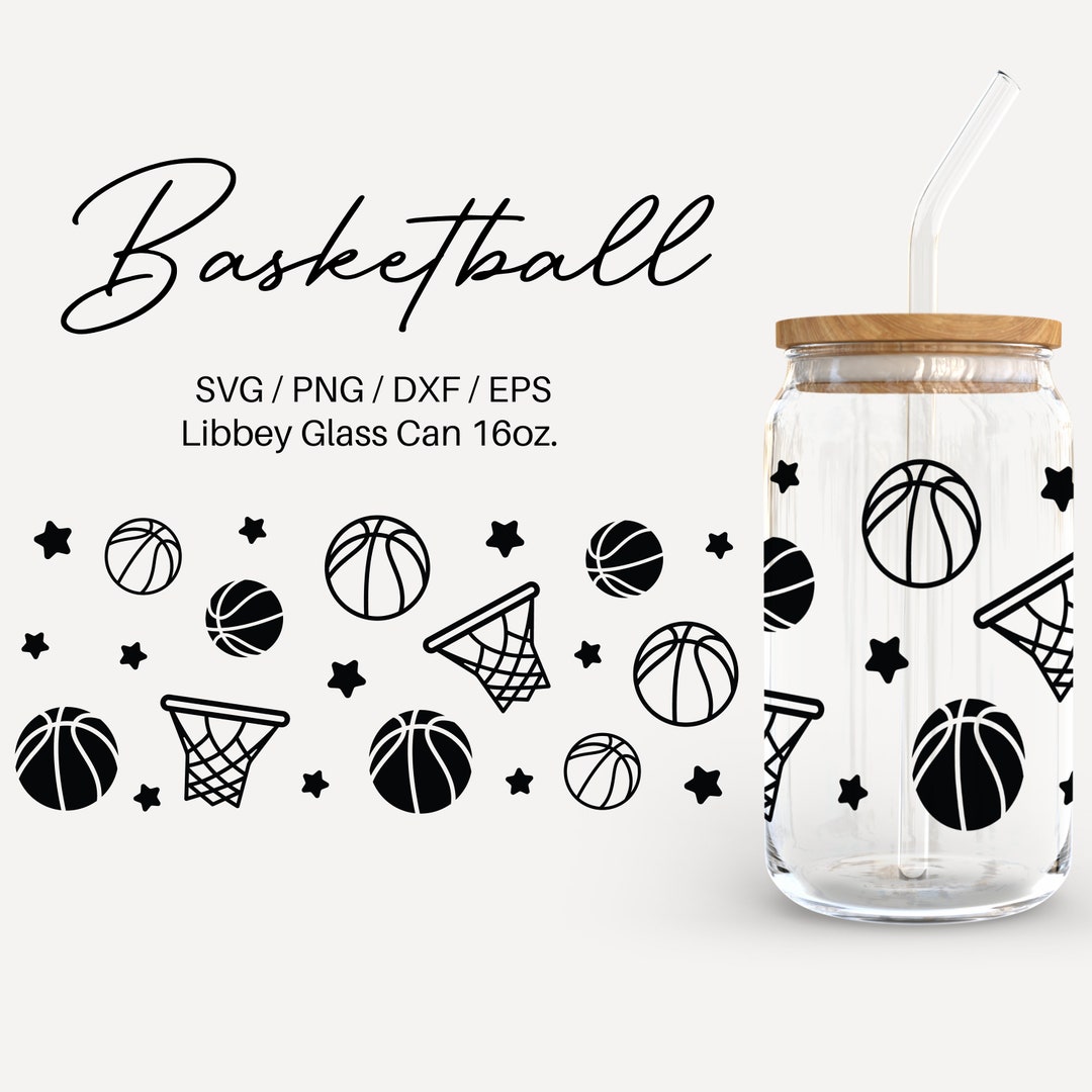 Basketball Glass Cup Svg Ice Coffee Cup Png Glassware Svg Coke Glass ...