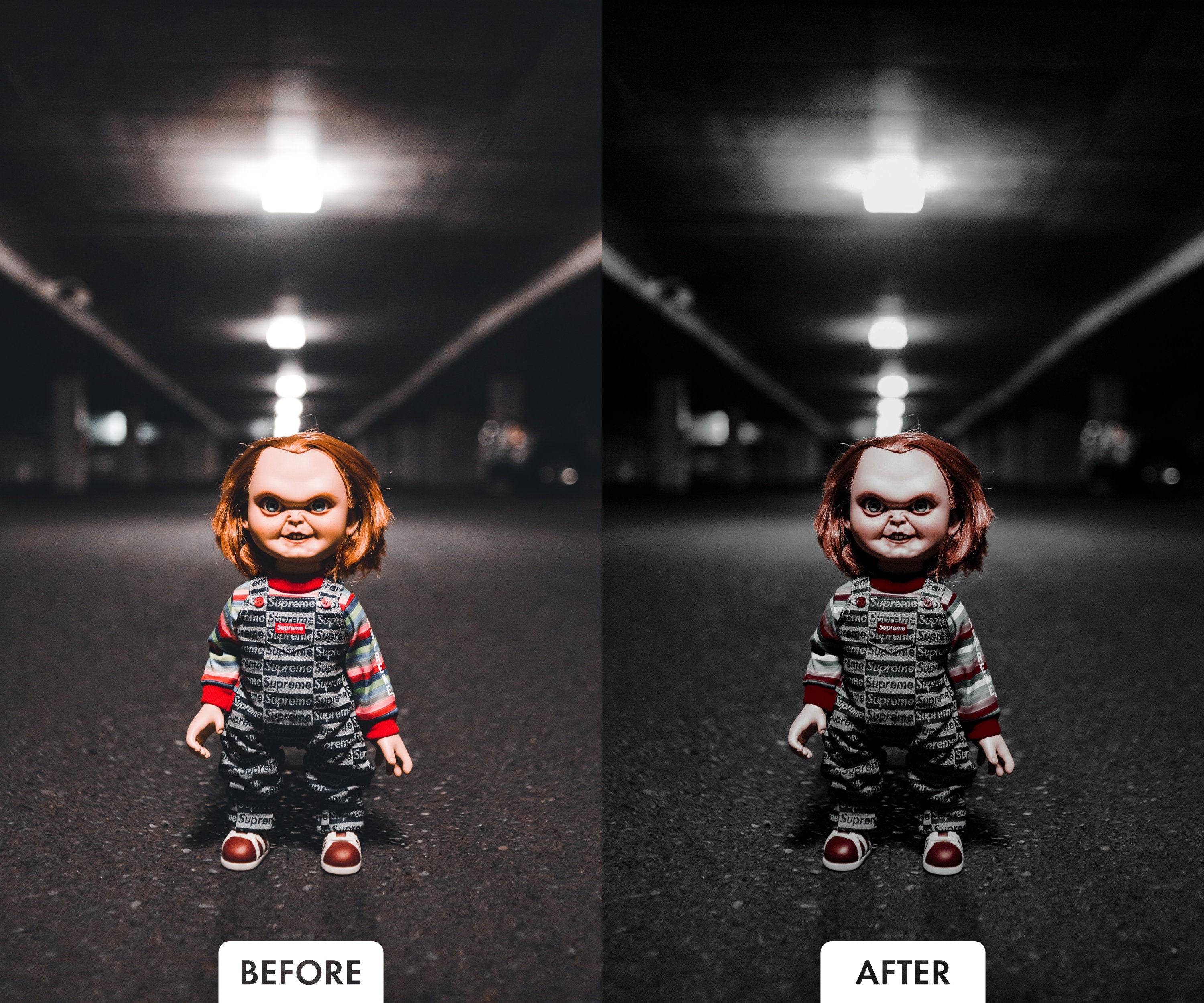Halloween Lightroom Preset cold Blood for Mobile & Desktop, Single Dark ...