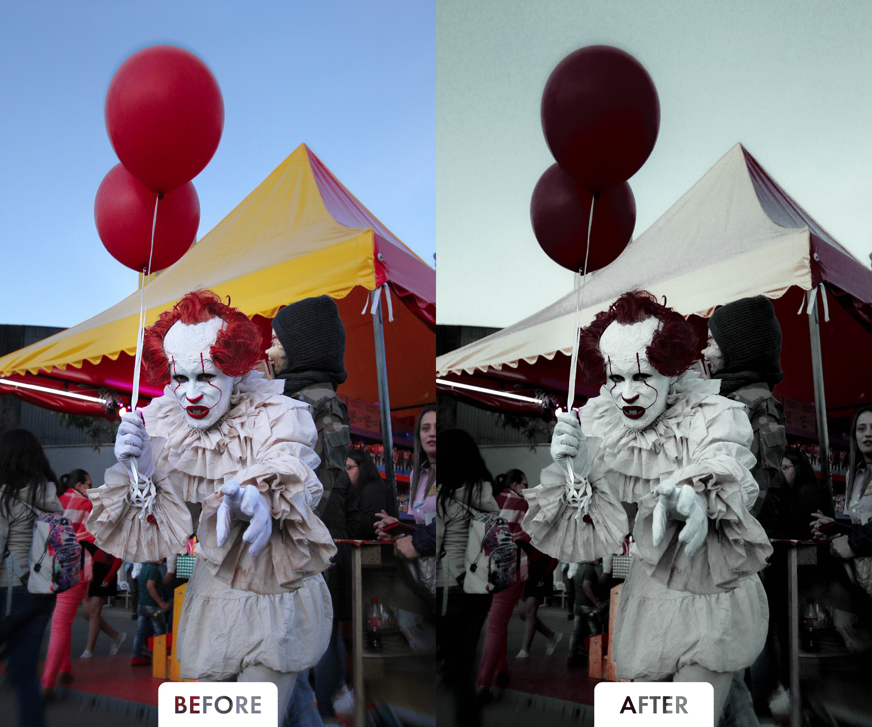 Halloween Lightroom Preset cold Blood for Mobile & Desktop, Single Dark ...