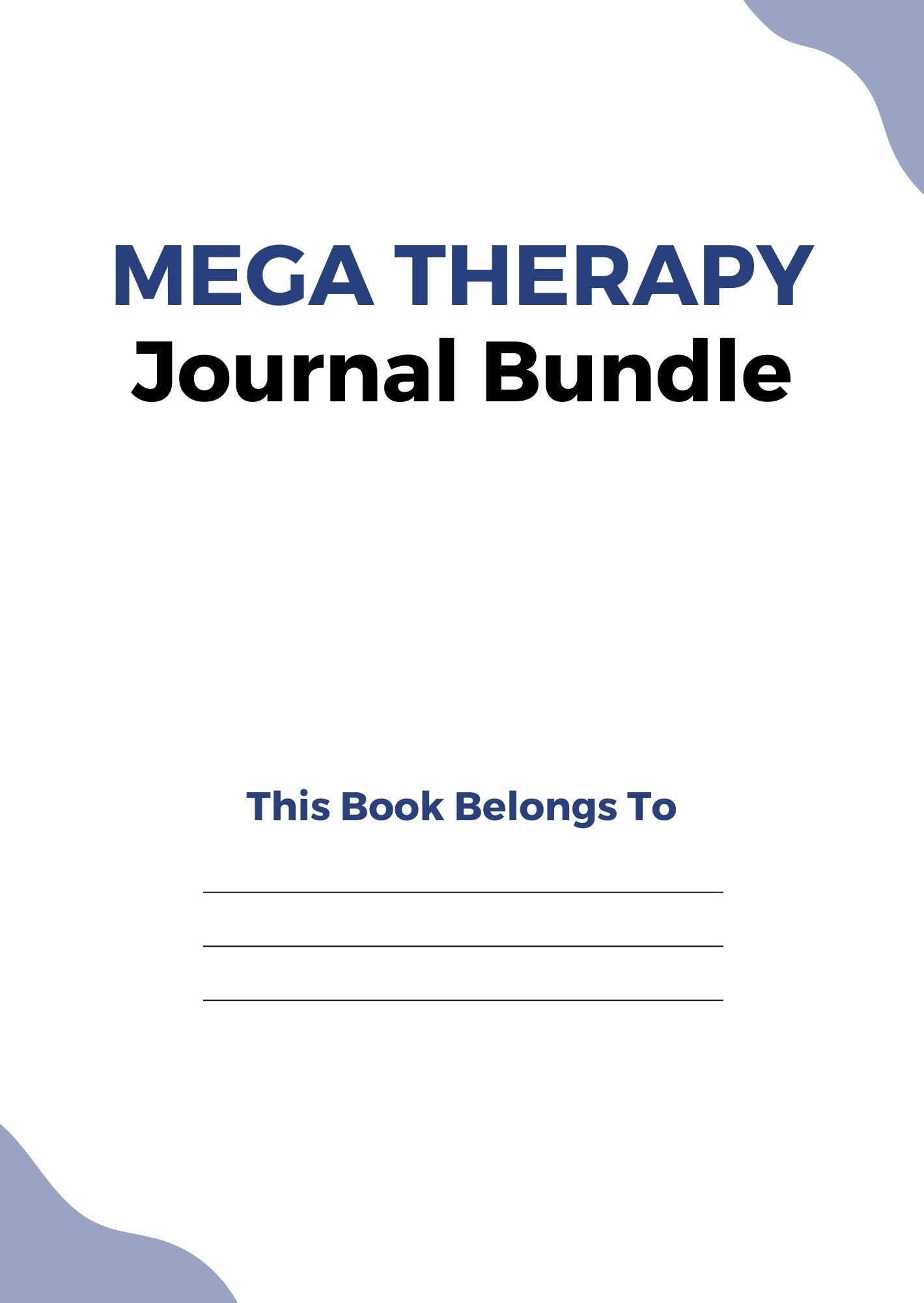 Ultimate Mega Therapy Planner Bundle: Printable & Editable PDF to ...