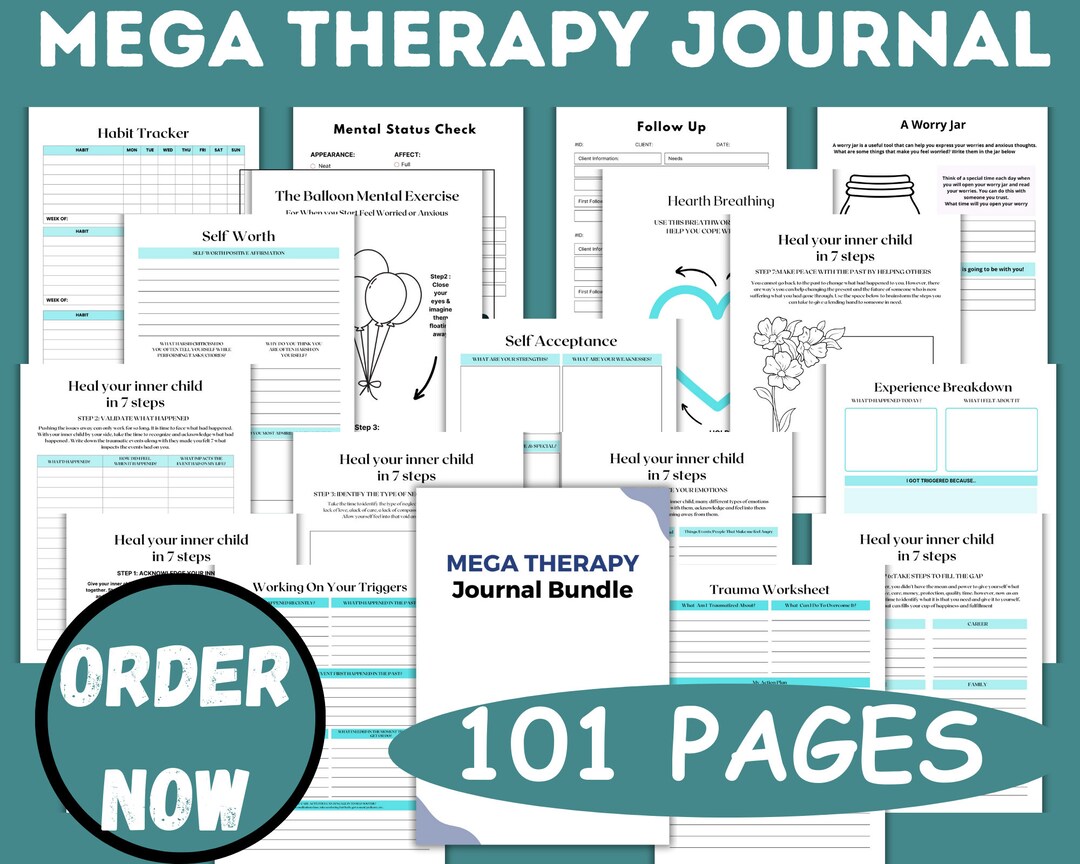 Ultimate Mega Therapy Planner Bundle: Printable & Editable PDF to ...