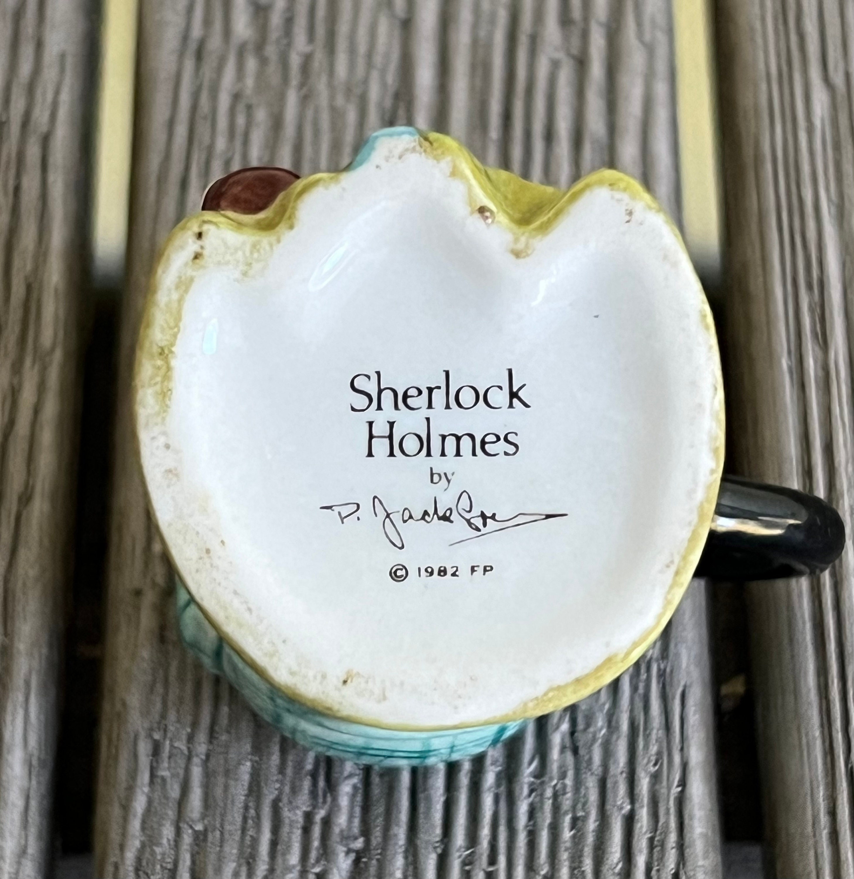 Sherlock Holmes Miniature Toby Mug by Peter Jackson Franklin - Etsy