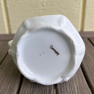 German Creamer China Pitcher Rose Pattern Vintage - Etsy