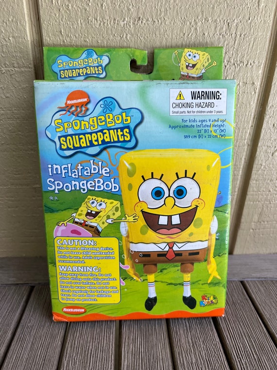 Spongebob Nickelodeon Inflatable BRAND NEW in Package 2001 - Etsy