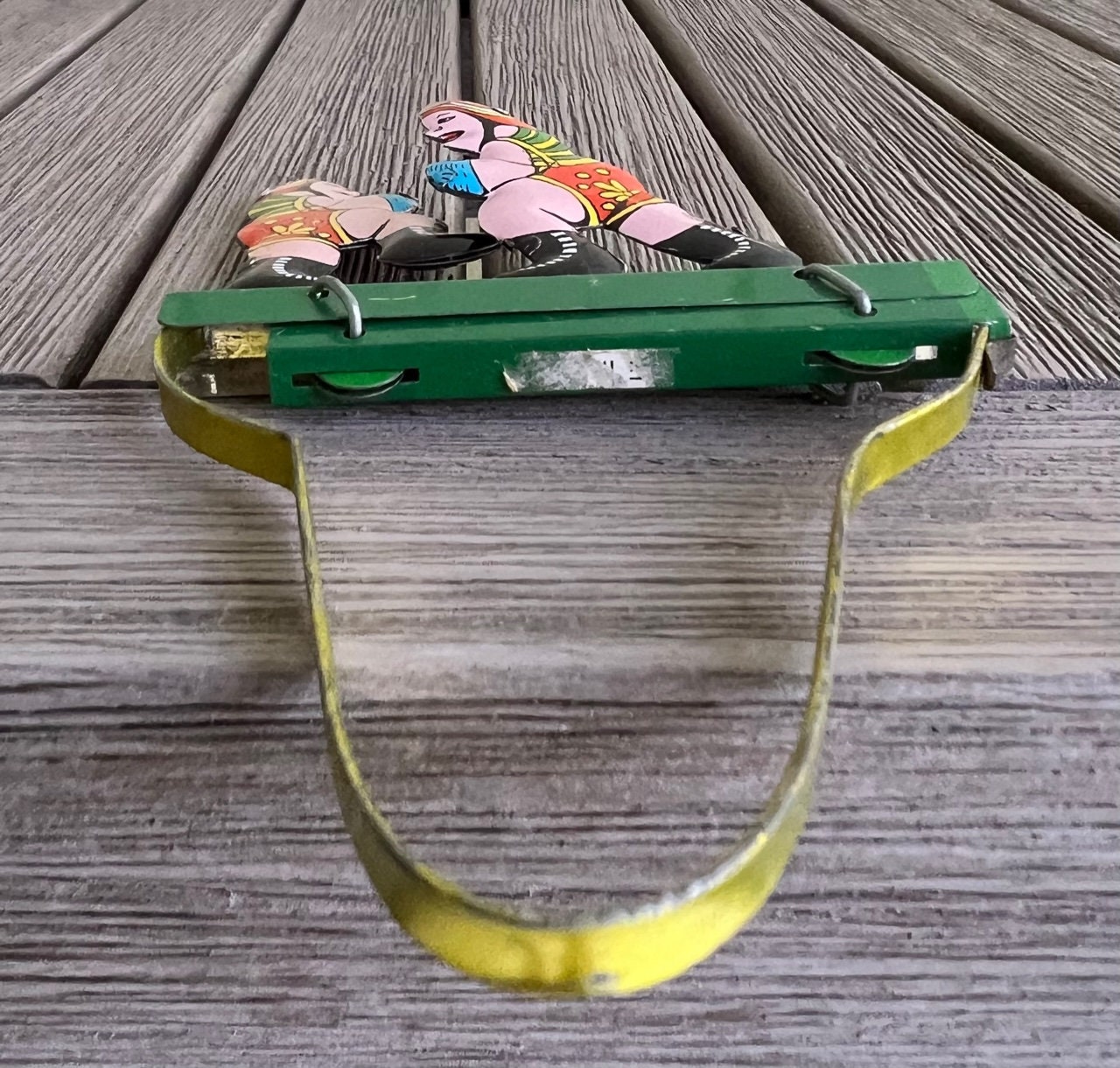 Fat Ladies Boxing Sumo Tin Toy Squeeze Toy WORKS Vintage - Etsy