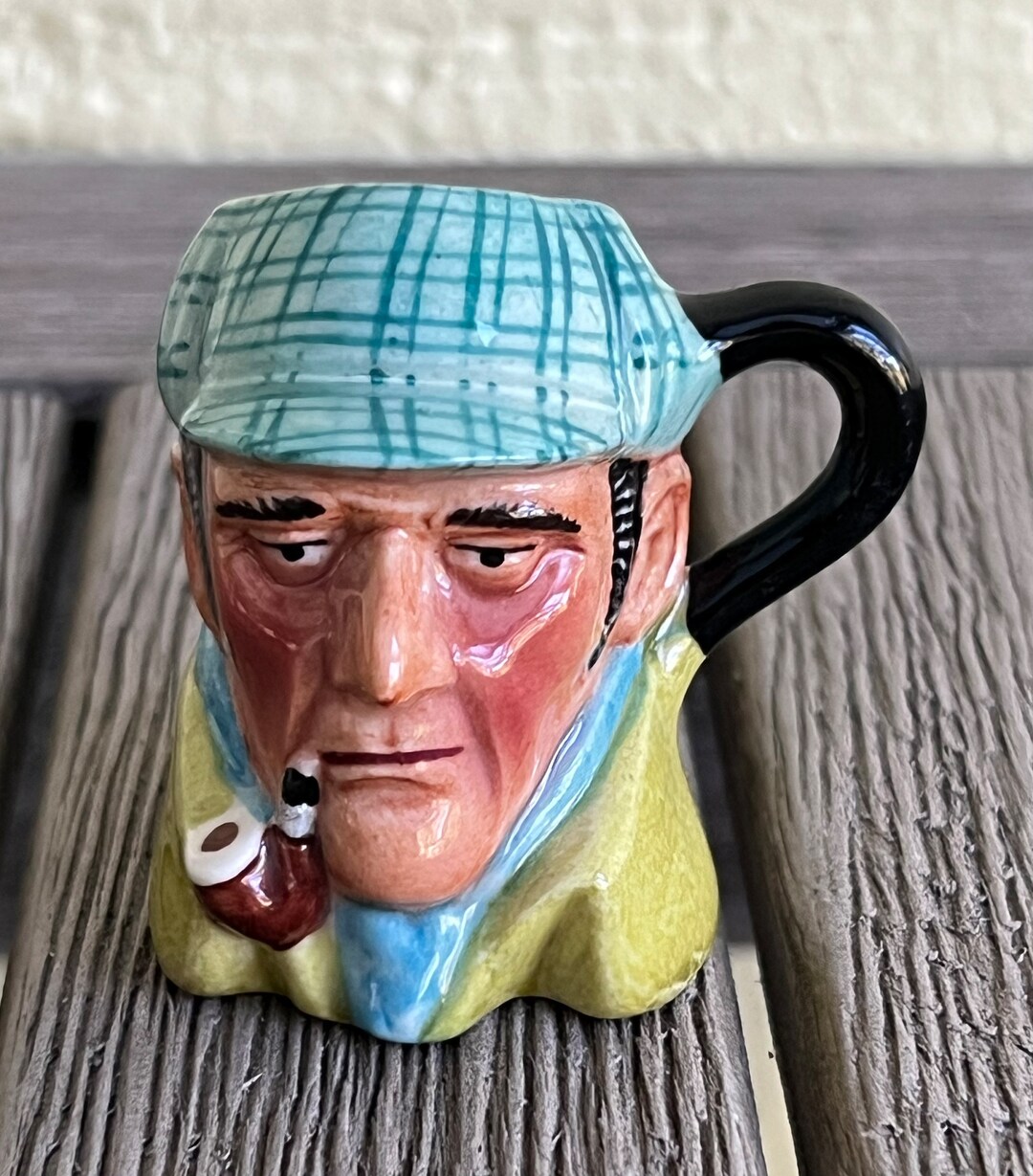 Sherlock Holmes Miniature Toby Mug by Peter Jackson Franklin - Etsy